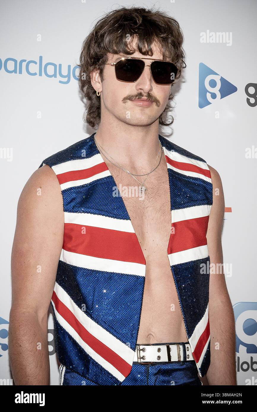 Benson Boone attends the Capital Summertime Ball 2025 at Wembley ...