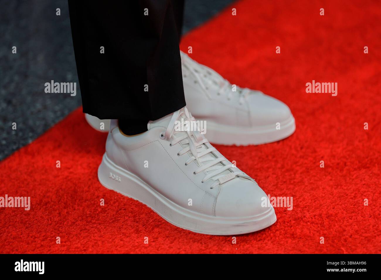 Nolan Traore arrives for the first round of the NBA basketball draft ...