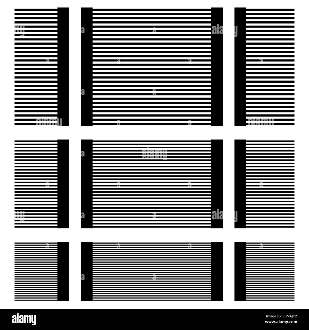 Blocks layout Black and White Stock Photos & Images - Alamy
