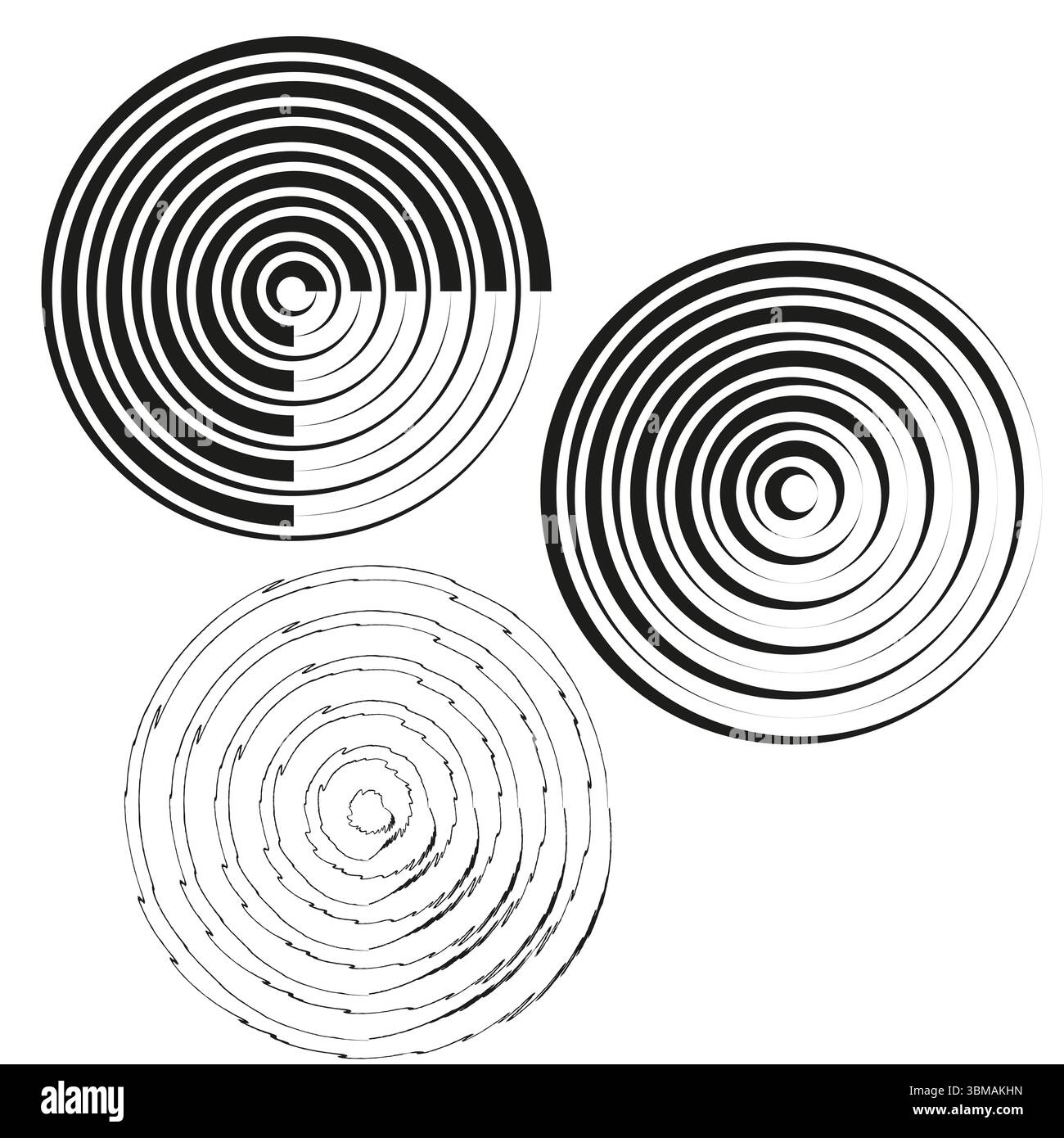 Spiral circle pattern. Swirling line art. Abstract Vector illustration ...