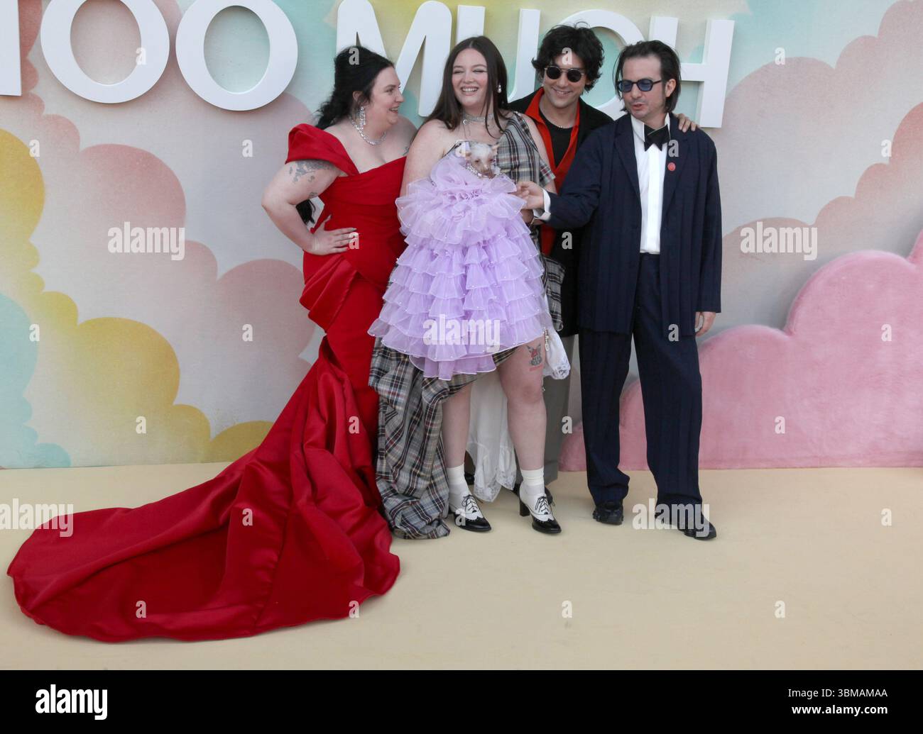 London, UK. Lena Dunham, Megan Stalter, Will Sharpe and Luis Felber at ...
