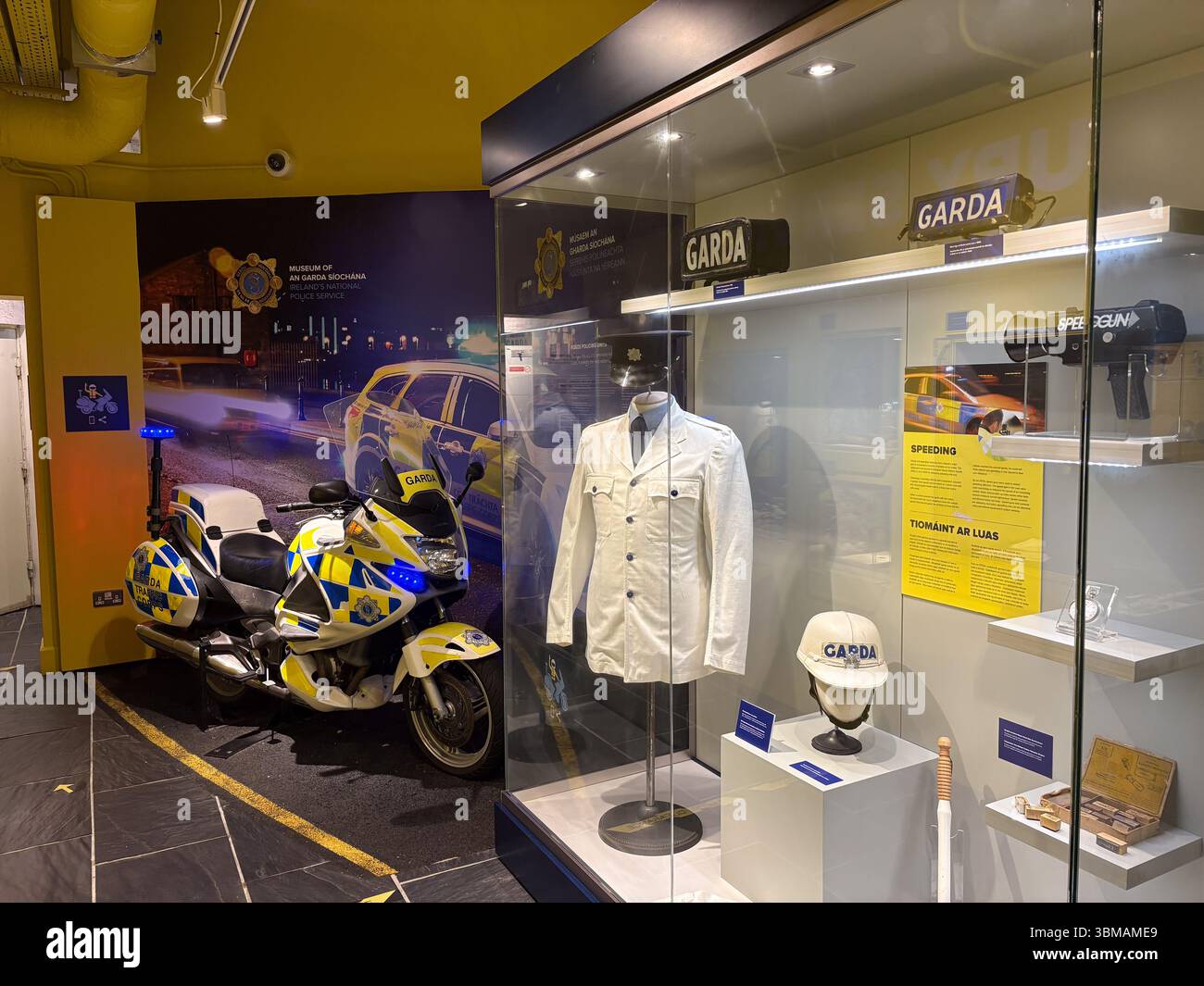 The Garda Museum in Dublin, Ireland, displays police uniform ...