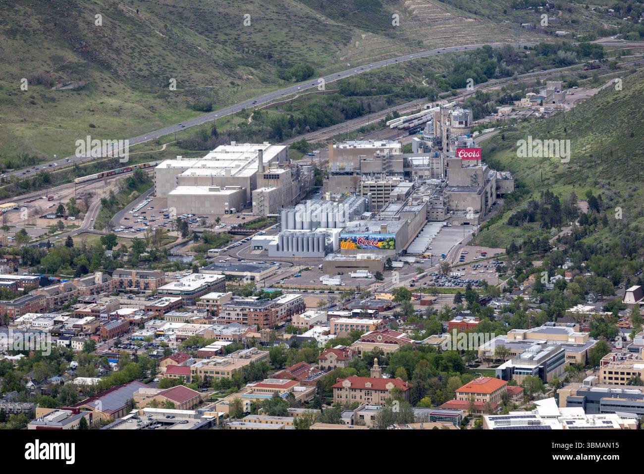 The view from Lookout Mountain Park which is part of the Denver ...