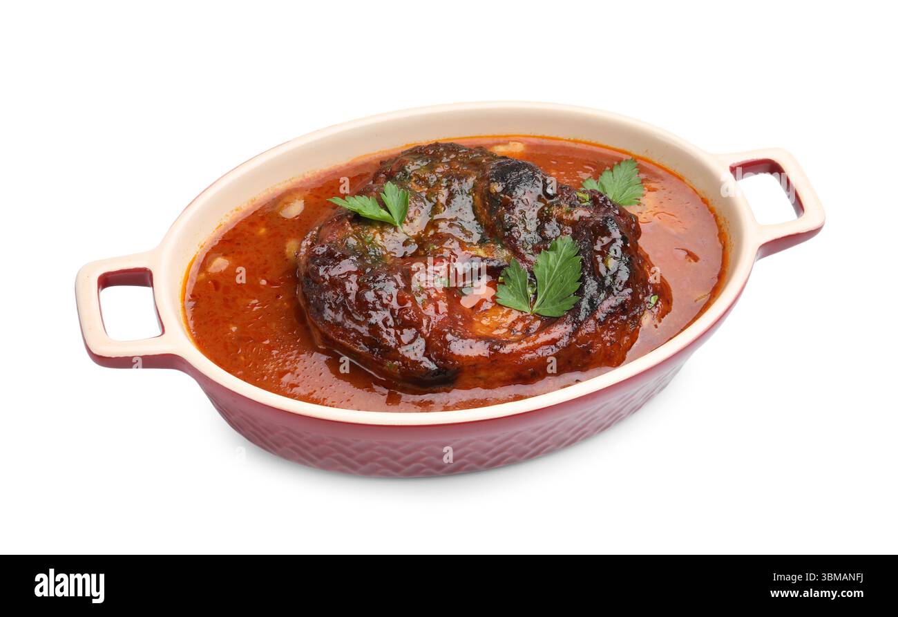 Osso buco steak on Cut Out Stock Images & Pictures - Alamy