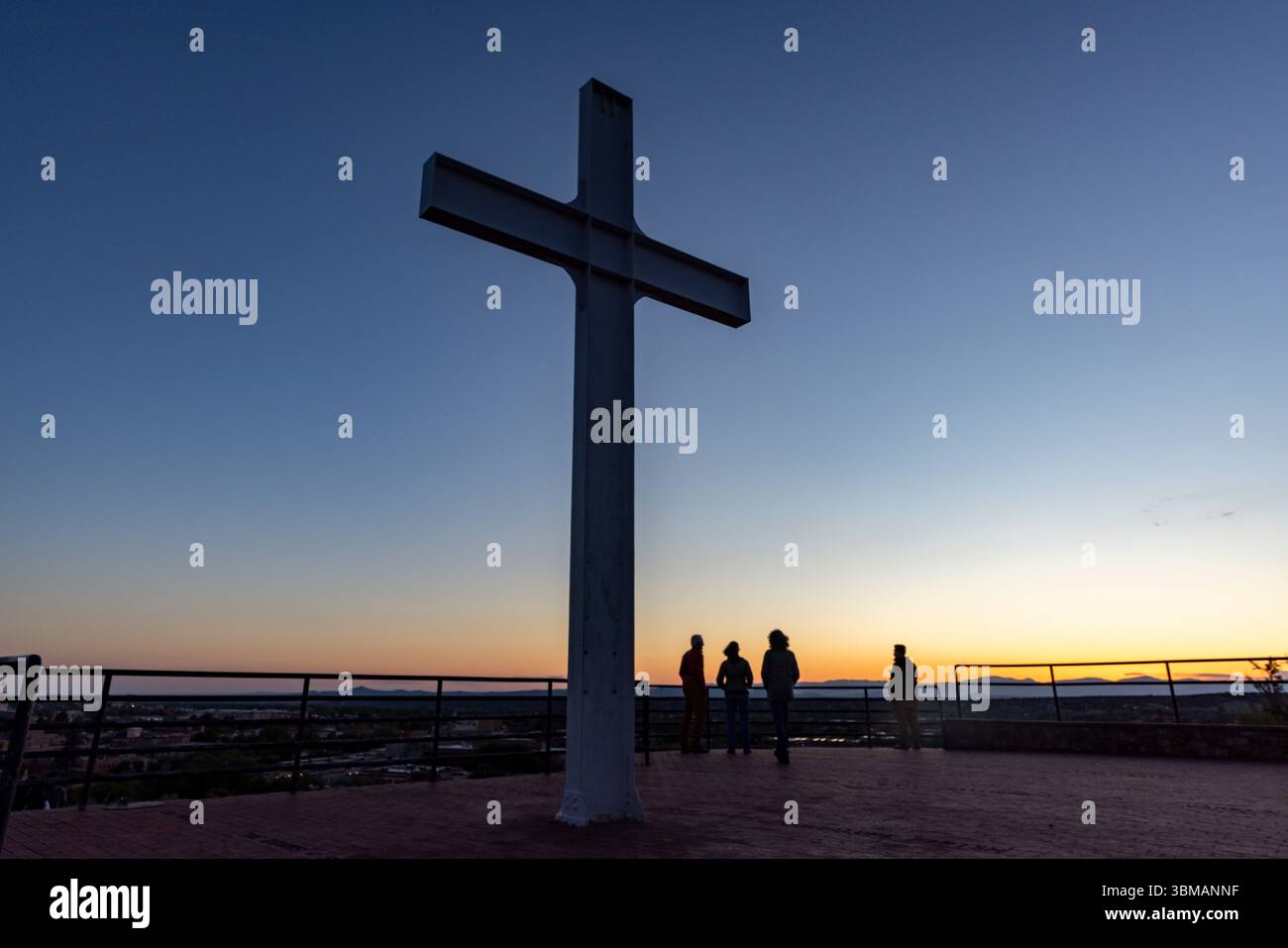 The Cross of the Martyrs in Fort Marcy Park in Santa Fe, New Mexico ...