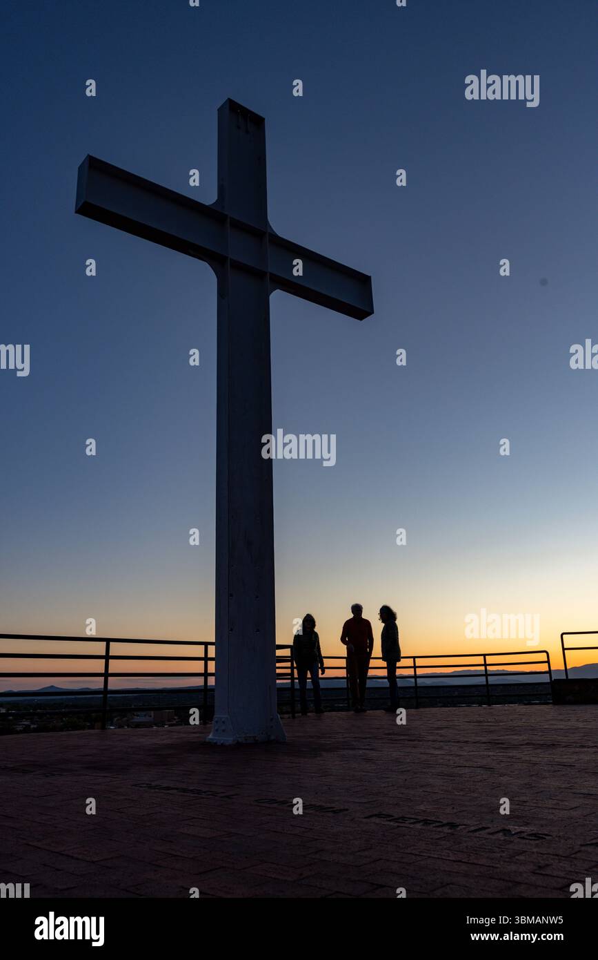 The Cross of the Martyrs in Fort Marcy Park in Santa Fe, New Mexico ...