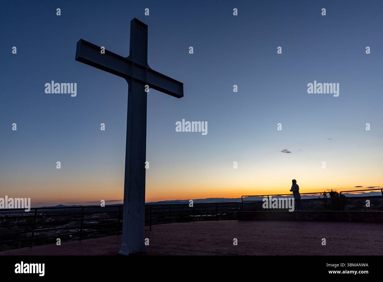 The Cross of the Martyrs in Fort Marcy Park in Santa Fe, New Mexico ...