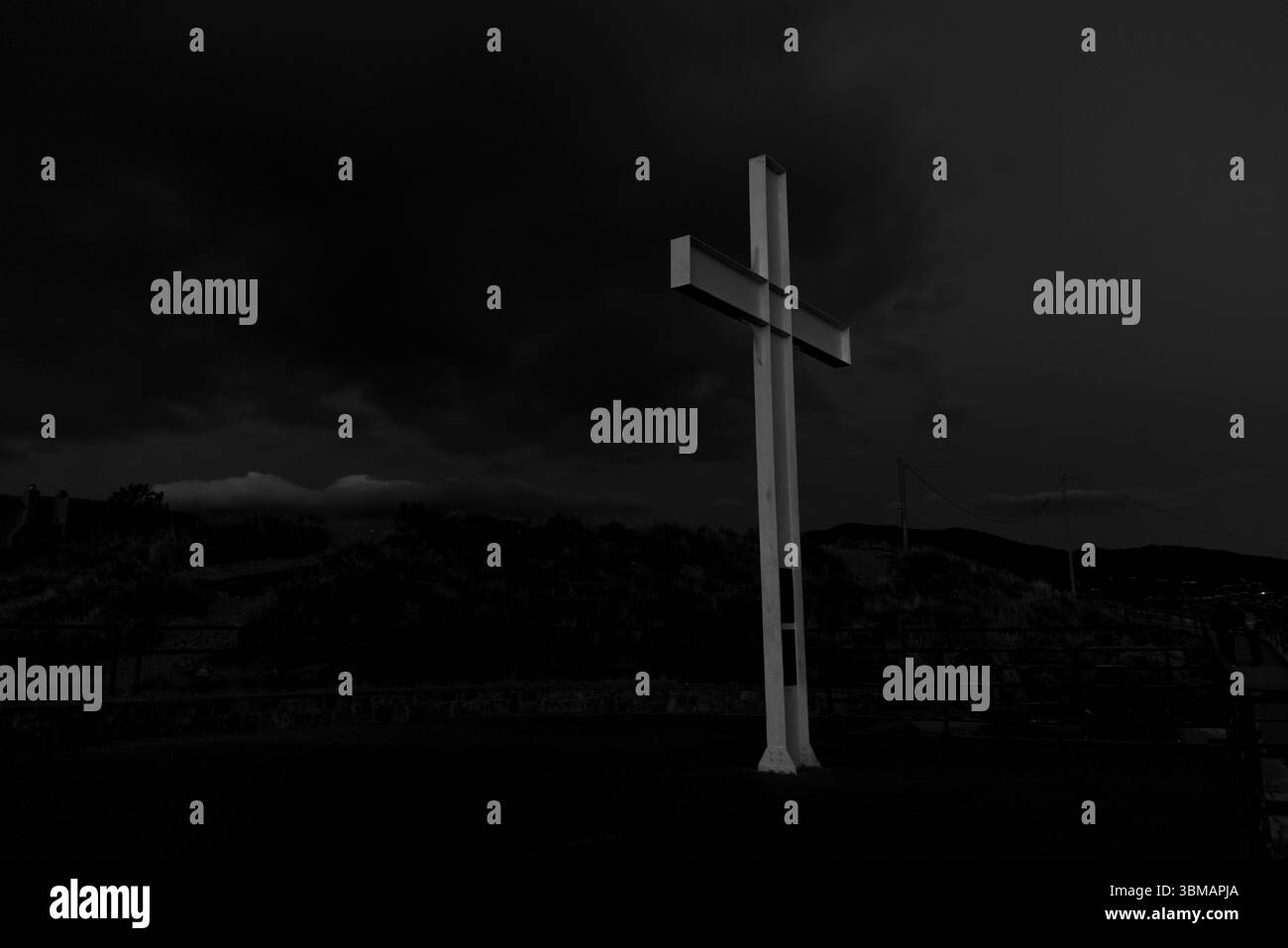 The Cross of the Martyrs in Fort Marcy Park in Santa Fe, New Mexico ...