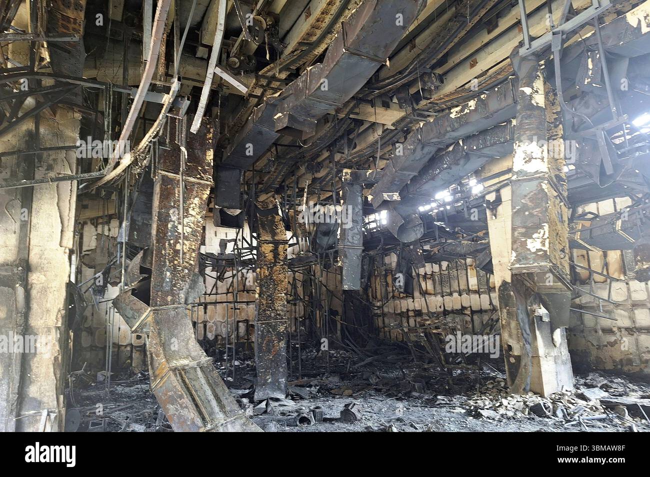 On June 25, 2025, a photo shows Iran's state TV studio, which was ...