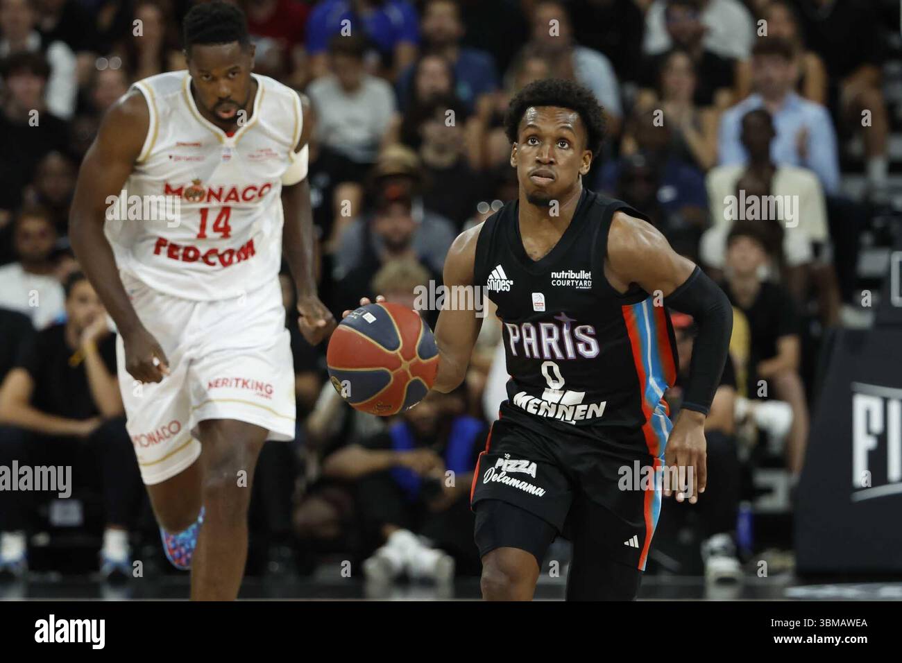 T.J. Shorts of Paris Basketball during the French championship 2025 ...