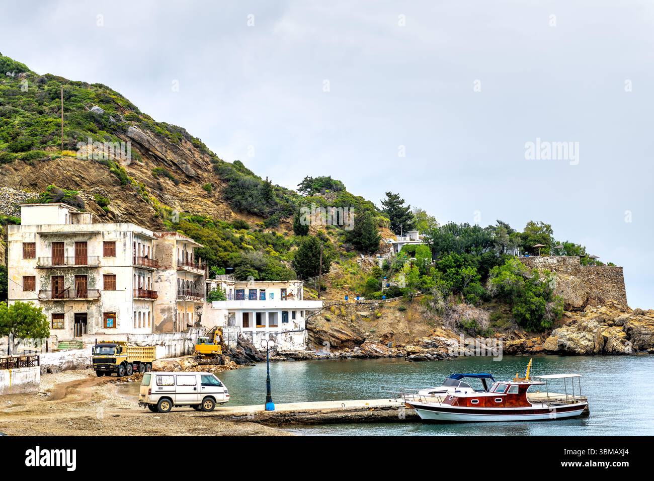 Therma, Ikaria spa town at island of Greece longevity blue zone of ...
