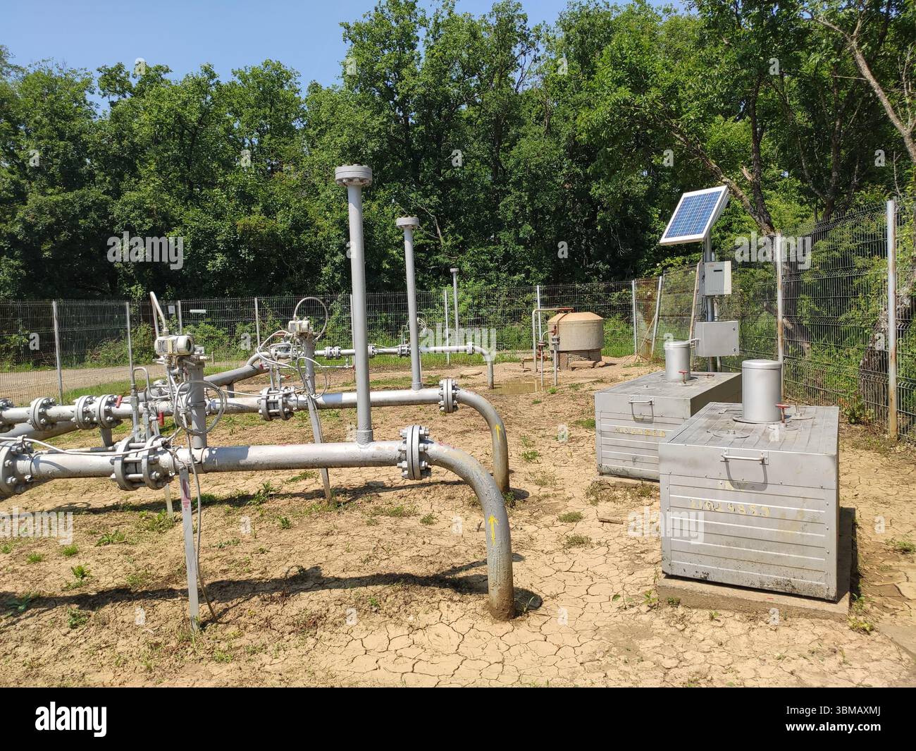 Gas extraction installation in Romania, Transylvania 2025 Stock Photo ...