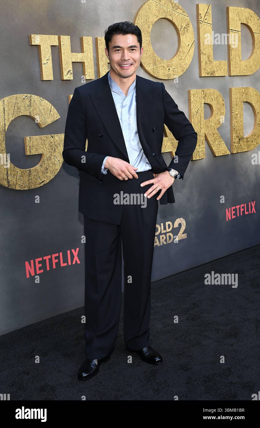 Hollywood, USA. 25th June, 2025. Henry Golding arriving at Netflix's ...
