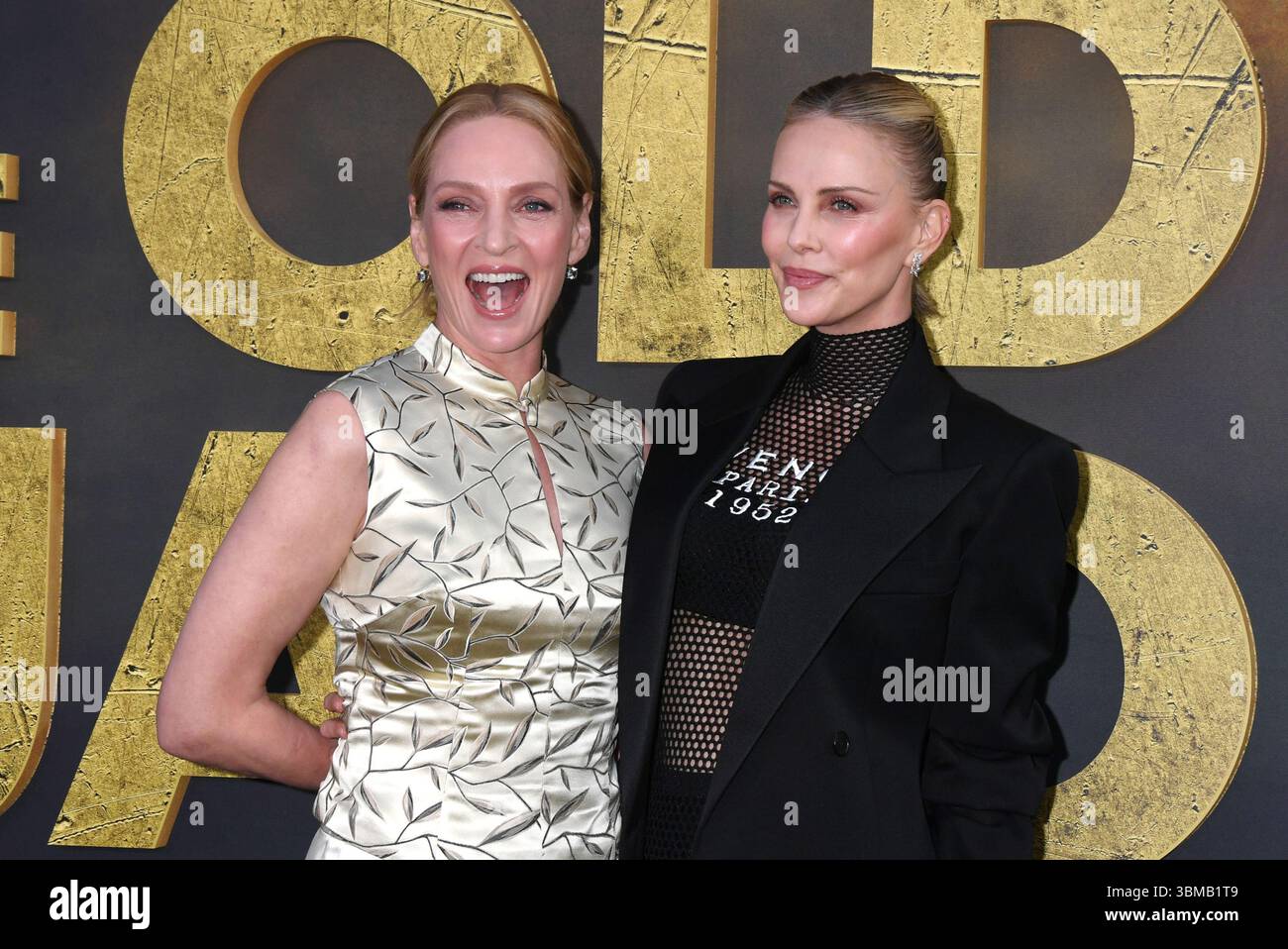 Los Angeles, Ca. 25th June, 2025. Uma Thurman and Charlize Theron at ...