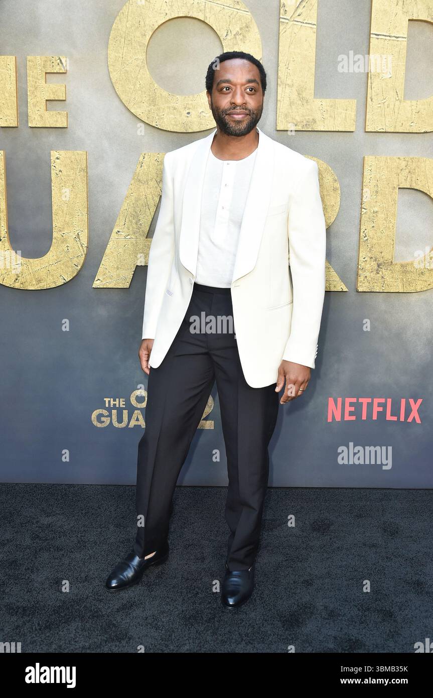Chiwetel Ejiofor arrives at the premiere of "The Old Guard 2" on ...