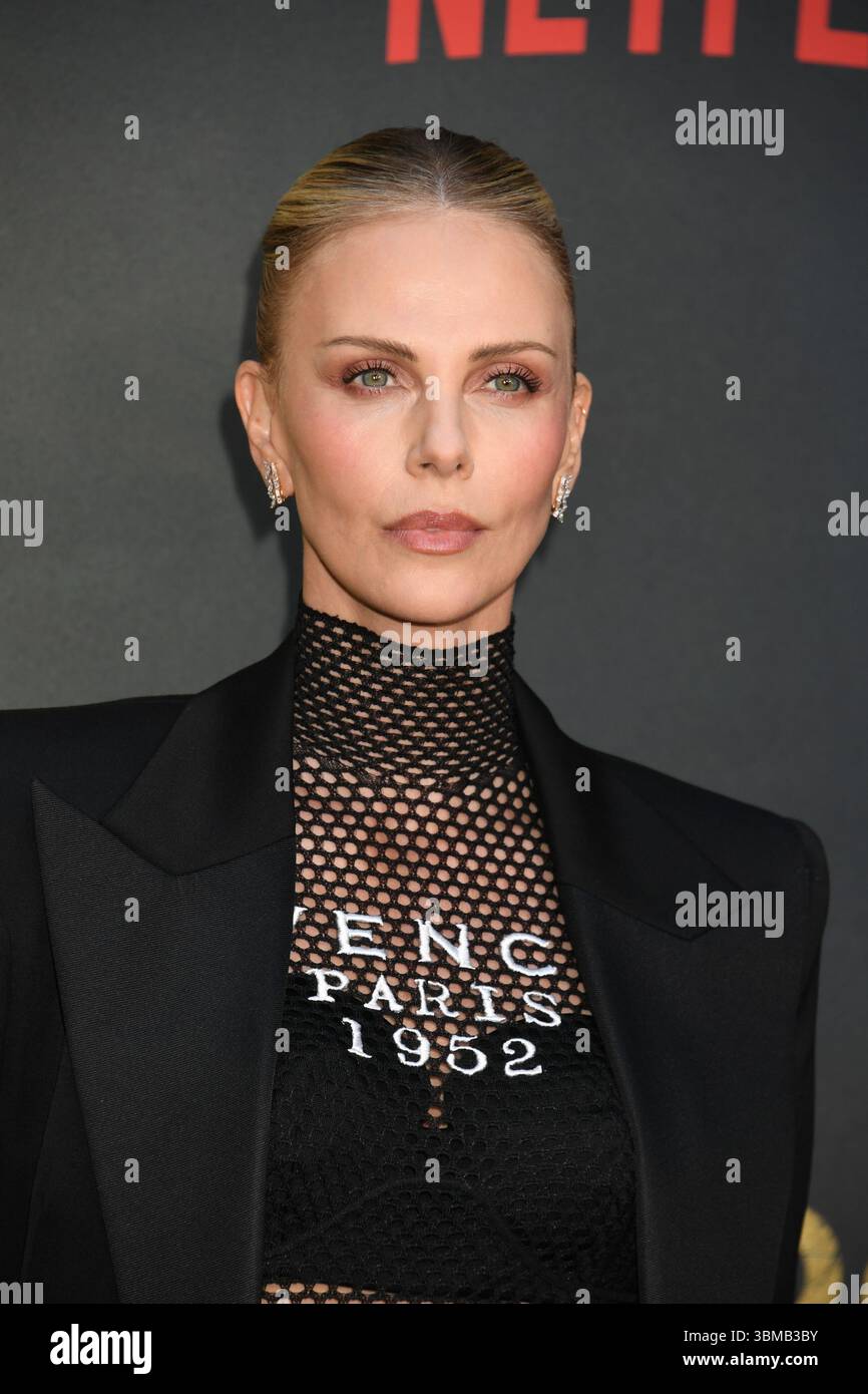 Los Angeles, Ca. 25th June, 2025. Charlize Theron at the Netflix ...