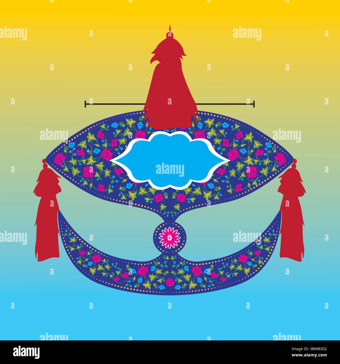 Vector of Malaysian kite, Wau Bulan Stock Vector Image & Art - Alamy