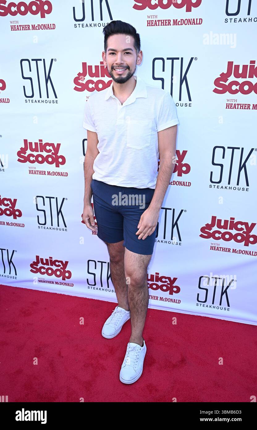 Westwood, USA. 25th June, 2025. Zack Peter arriving to Heather McDonald ...