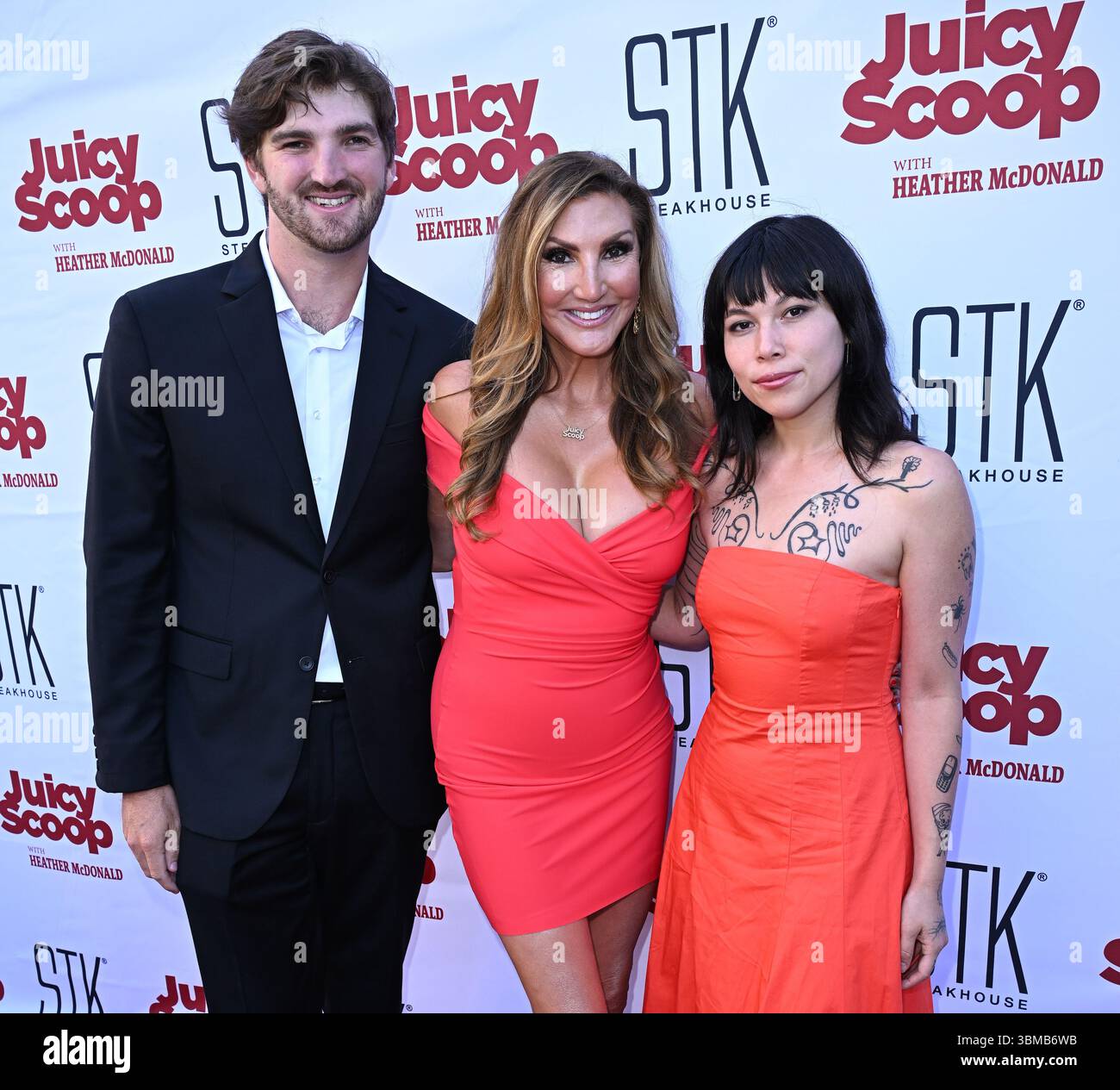 Westwood, USA. 25th June, 2025. Drake Dobias, Heather McDonald and ...