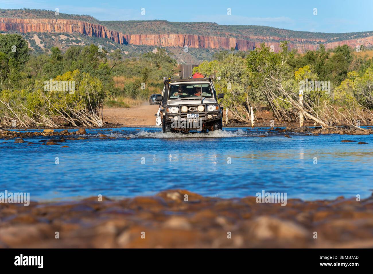 El Questro Australia - May 11 2025; Vehicle crossing Scenic Pentecost ...
