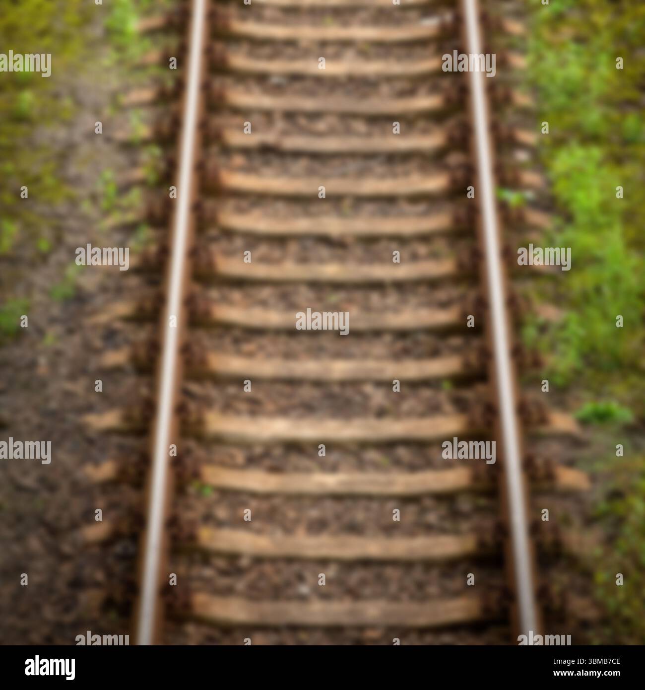Close up view of railway track Stock Photo - Alamy