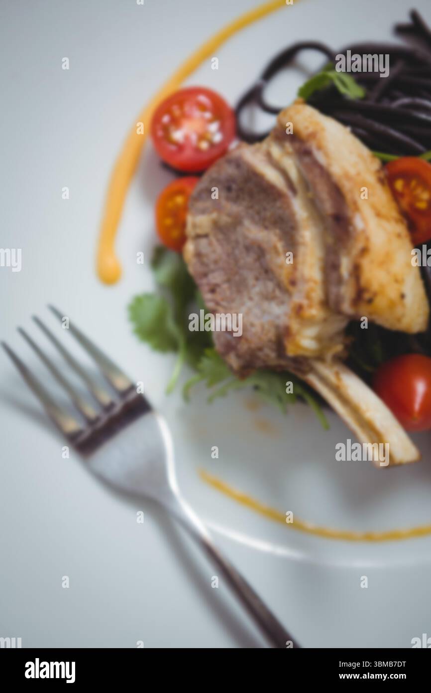 Top view tasty lamb hi-res stock photography and images - Alamy