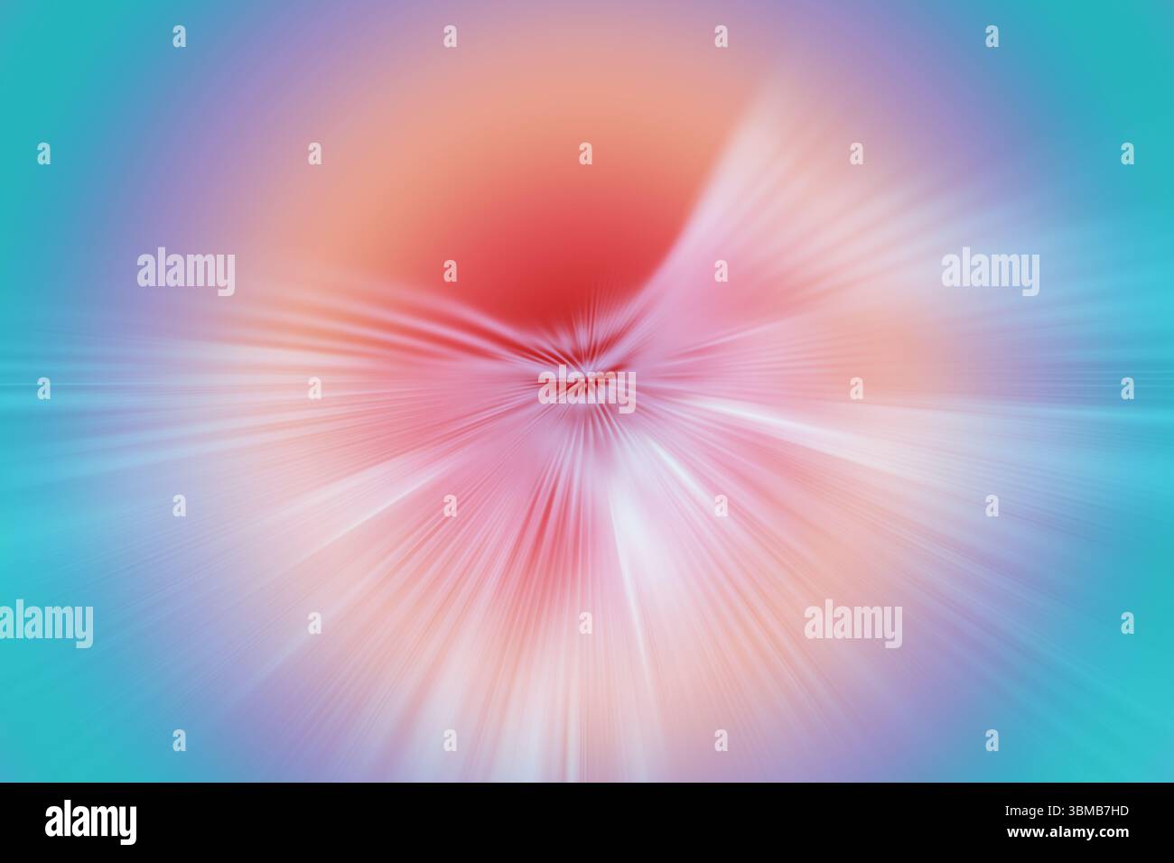 Abstract radial pastel burst pattern is radiating in flat design, with ...