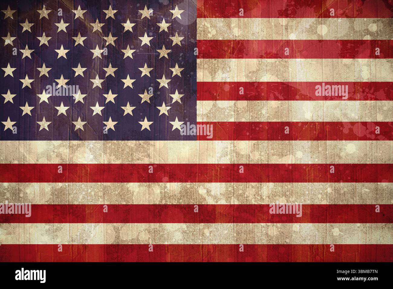 Usa flag in grunge effect Stock Photo - Alamy