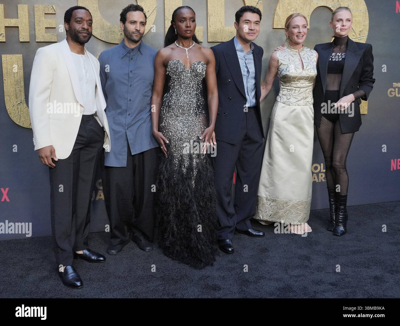 Los Angeles, USA. 25th June, 2025. (L-R) THE OLD GUARD 2 Cast ...