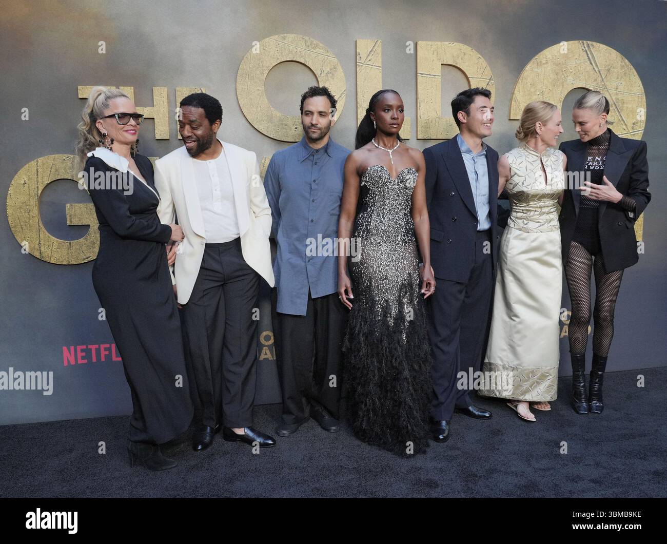 Los Angeles, USA. 25th June, 2025. (L-R) THE OLD GUARD 2 Cast & Crew ...