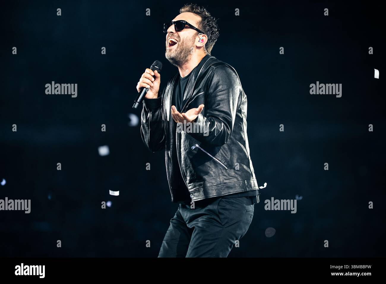 Cesare Cremonini performs live at Maradona Stadium during the Alaska ...