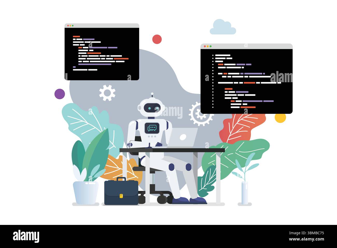 Ai writing computer code hi-res stock photography and images - Alamy