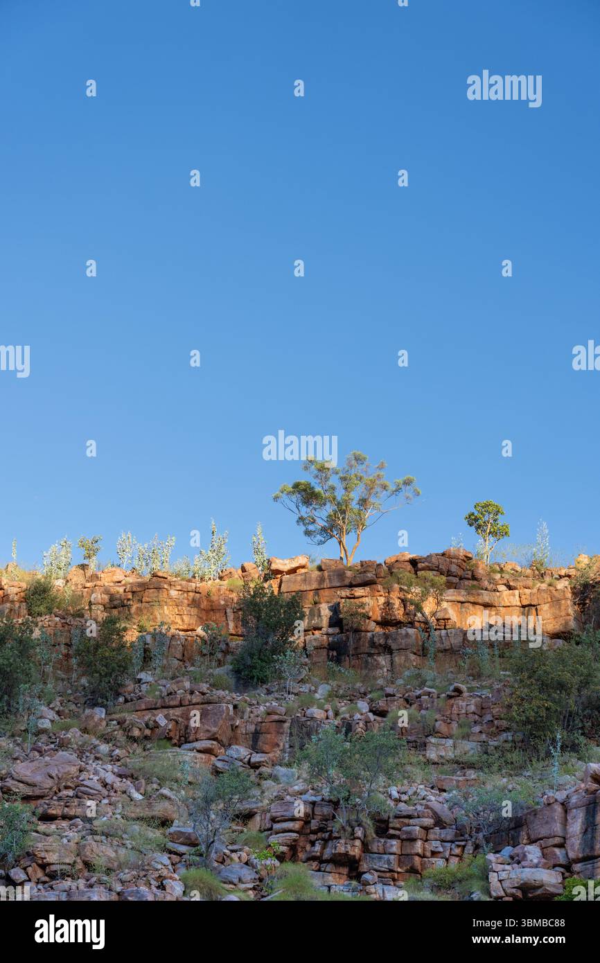 Chamberlain River flowing through Chamberlain Gorge in postcard perfect ...