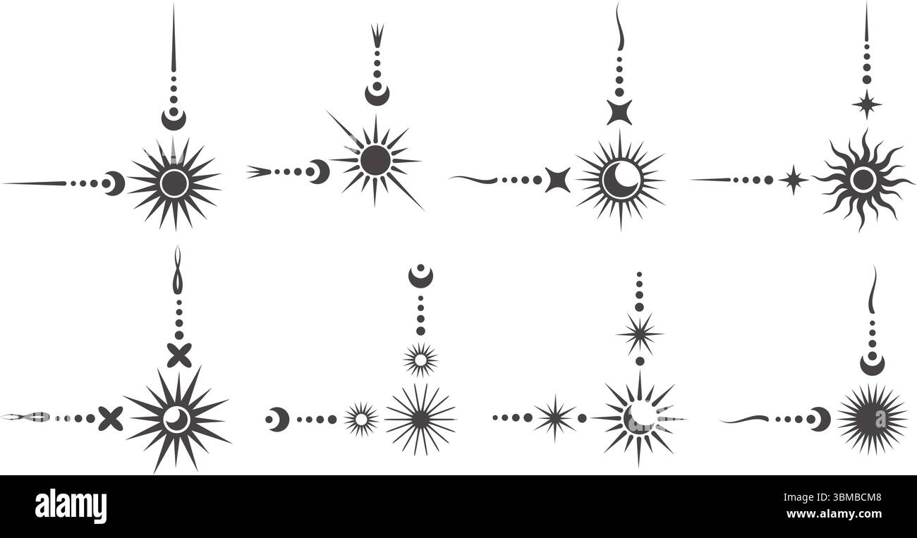 Celestial ornaments Cut Out Stock Images & Pictures - Alamy