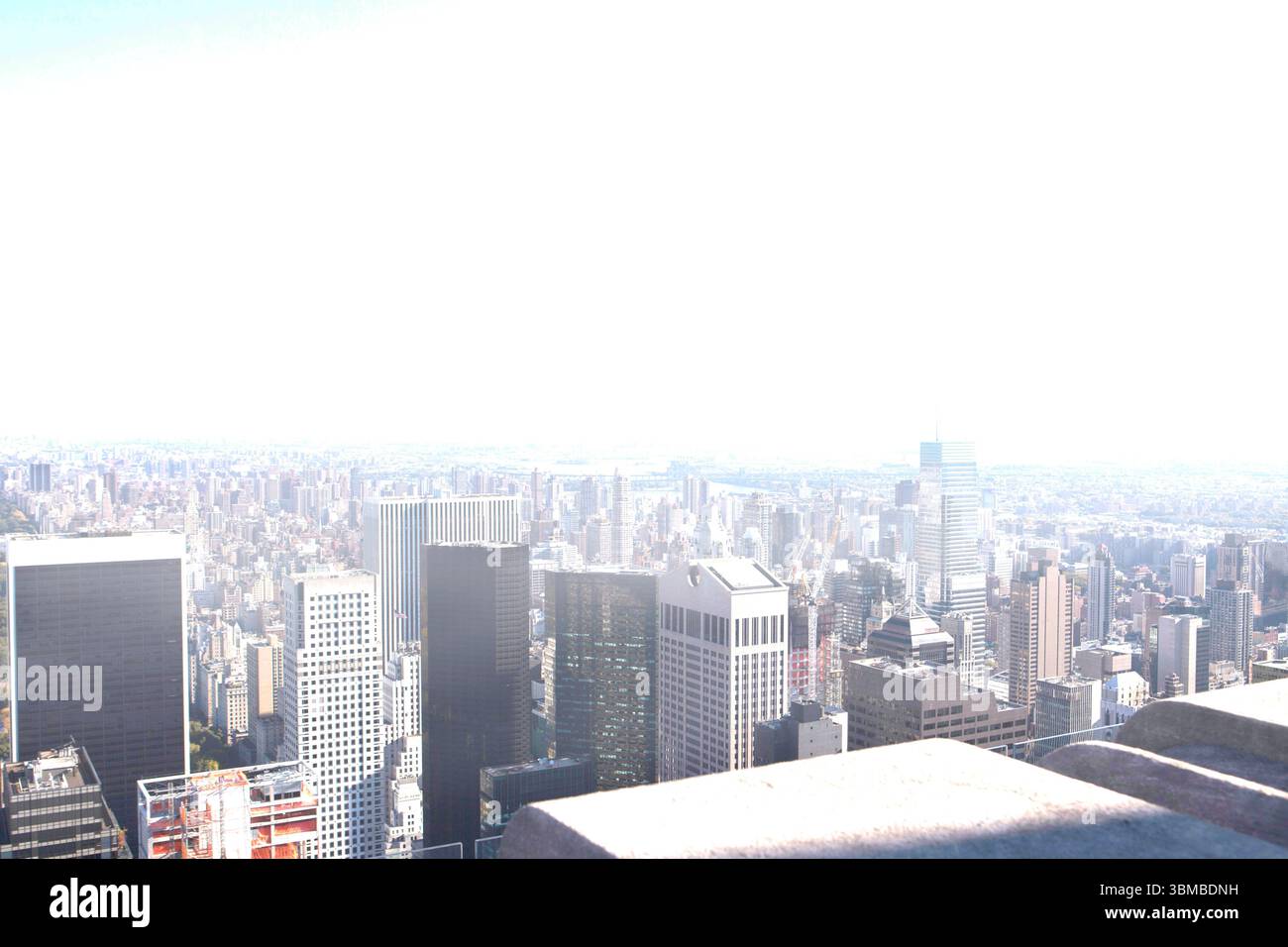 Flat design is showing rooftop concrete ledge and metal railing ...
