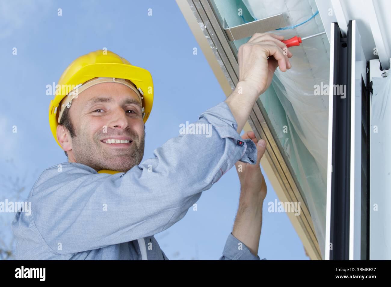 Service installing drain system hi-res stock photography and images - Alamy
