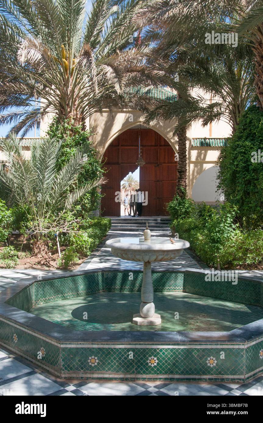 Gardens of the Mausoleum of Moulay Ali Cherif, founder of Morocco's ...