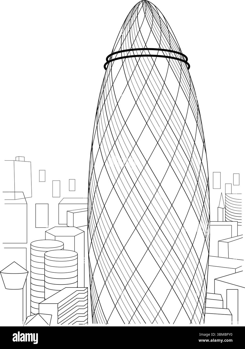 A clean, minimalist black and white line art illustration depicting the ...