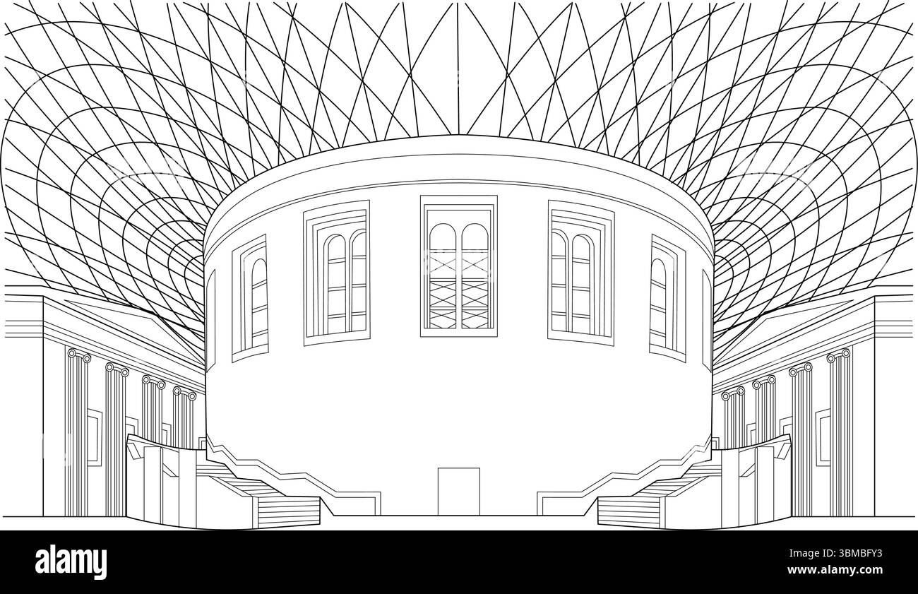 Historic monument interior Stock Vector Images - Alamy