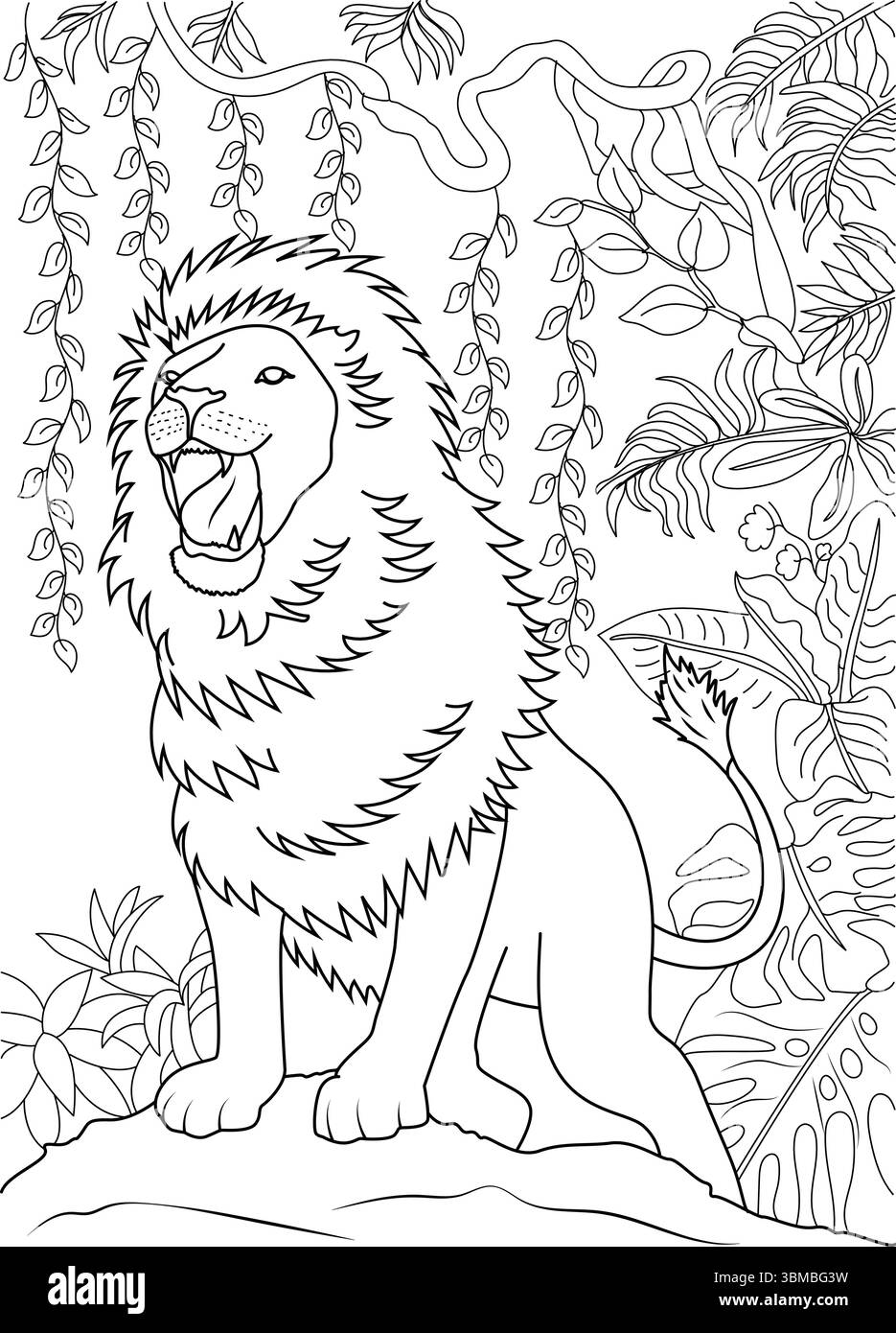 Animal vines Black and White Stock Photos & Images - Alamy