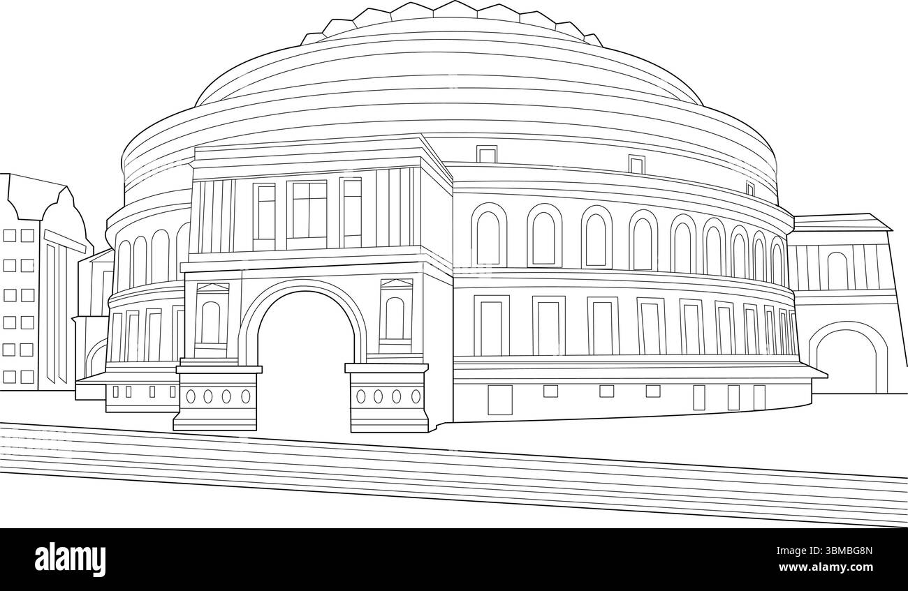 Exterior kensington london Stock Vector Images - Alamy