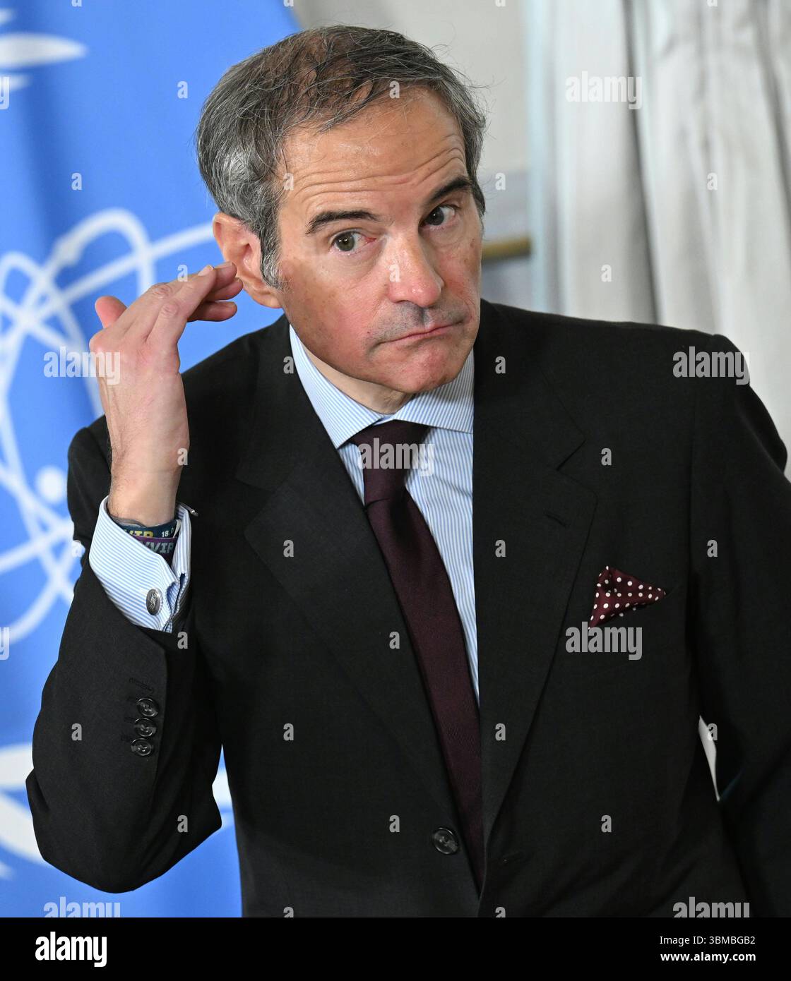 IAEA Director General Rafael Grossi on Wednesday, 25 June 2025, during ...