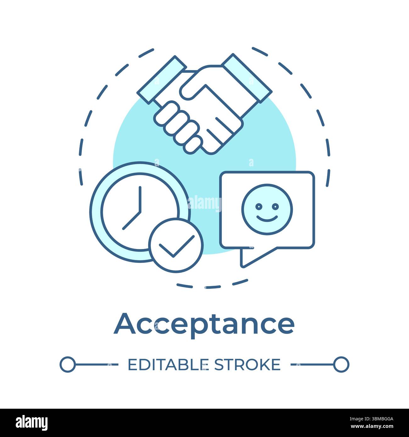Acceptance of grief Stock Vector Images - Alamy