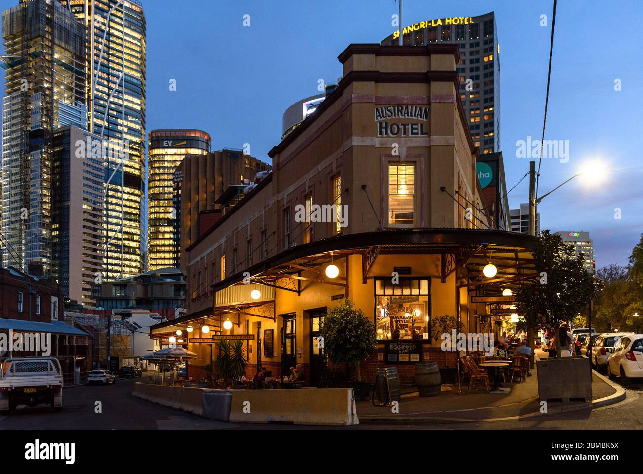The outside of the Australian Heritage Hotel in the Rocks area of ...