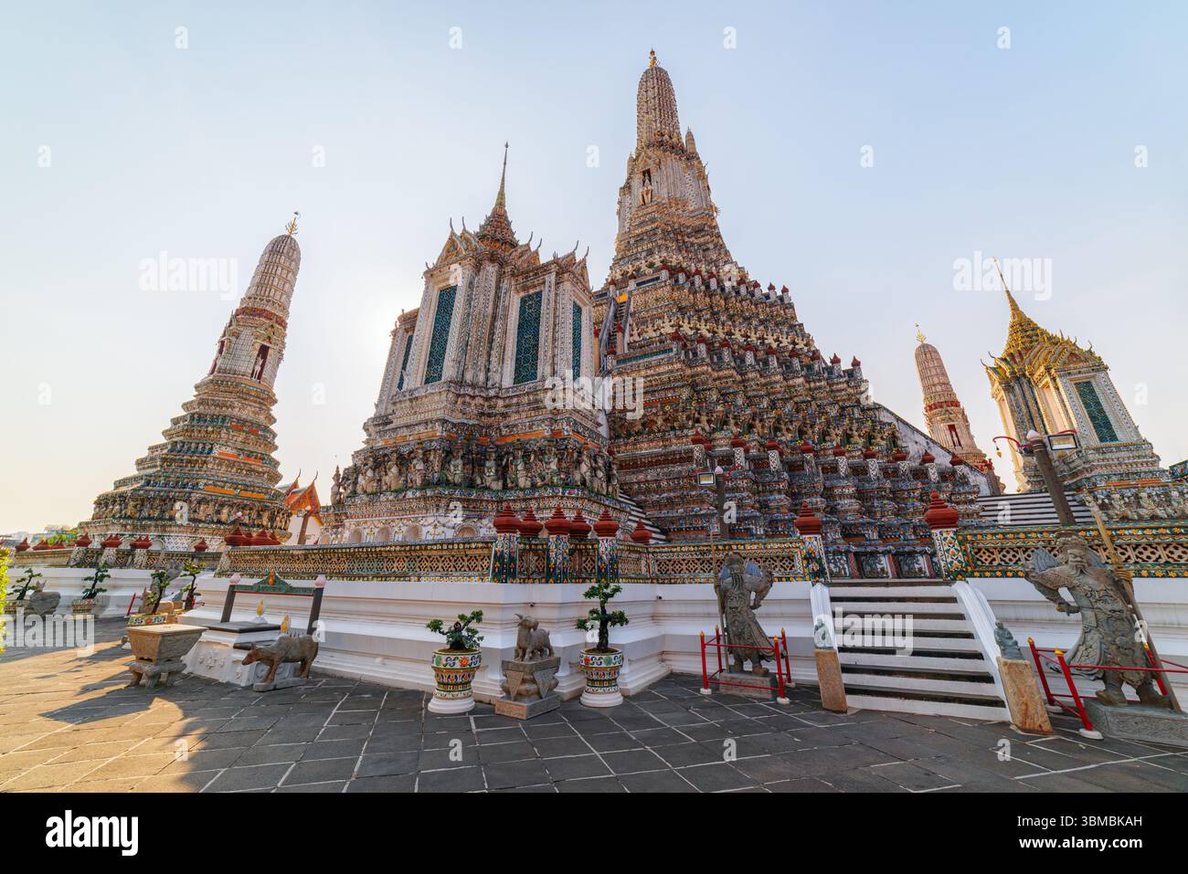 Awesome view of Wat Arun in Bangkok, Thailand Stock Photo - Alamy