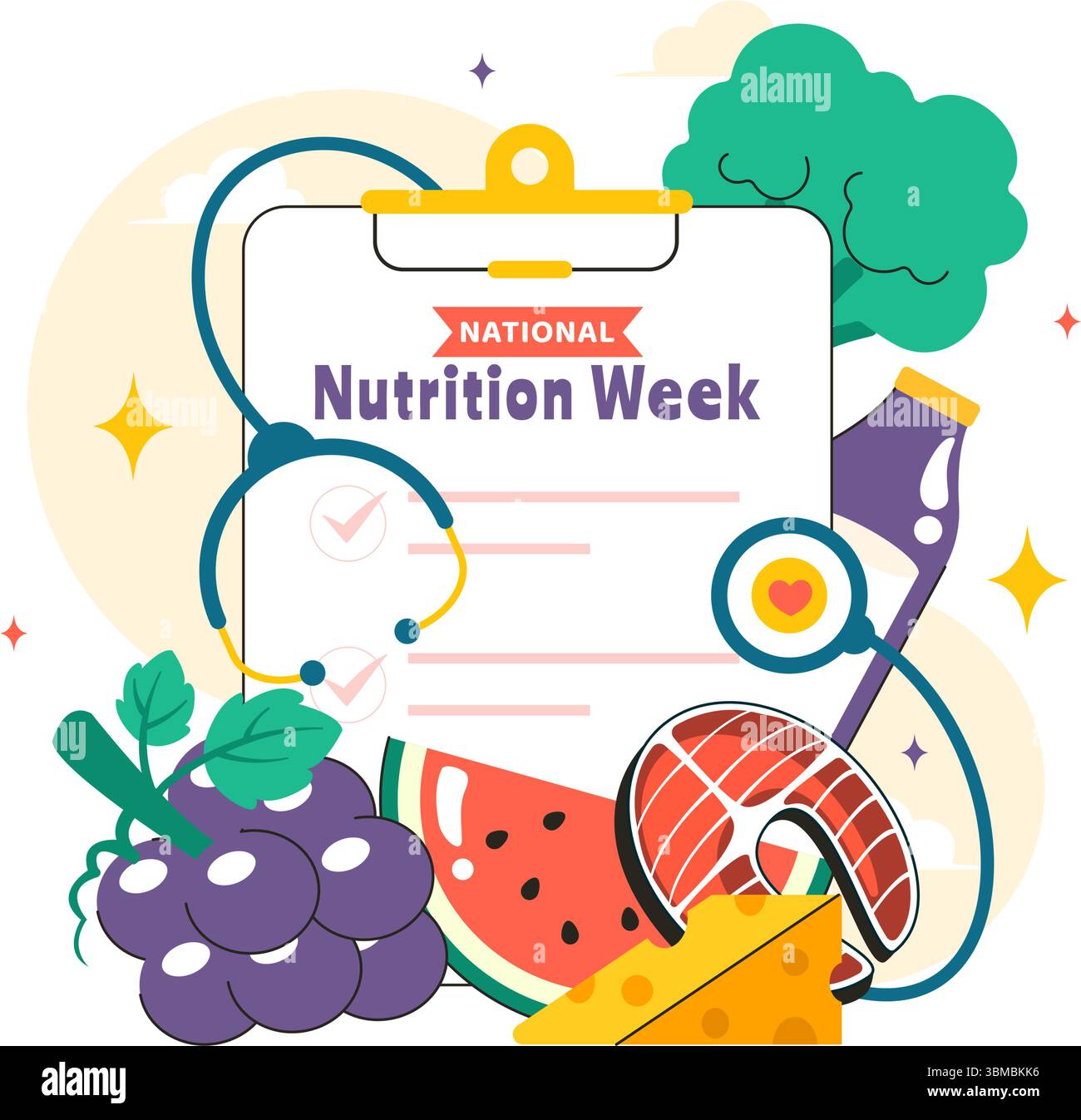 Food health choices Stock Vector Images - Alamy