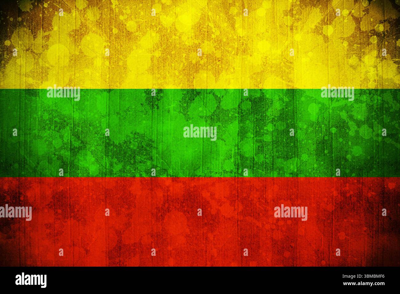 Full frame of Lithuanian Flag Stock Photo - Alamy