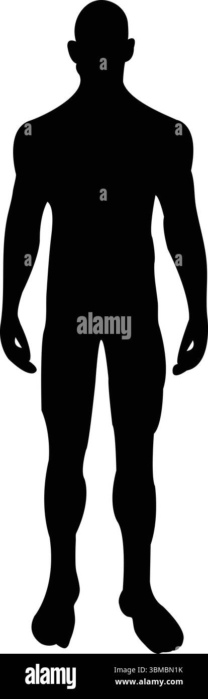 Full body standing male Black and White Stock Photos & Images - Alamy