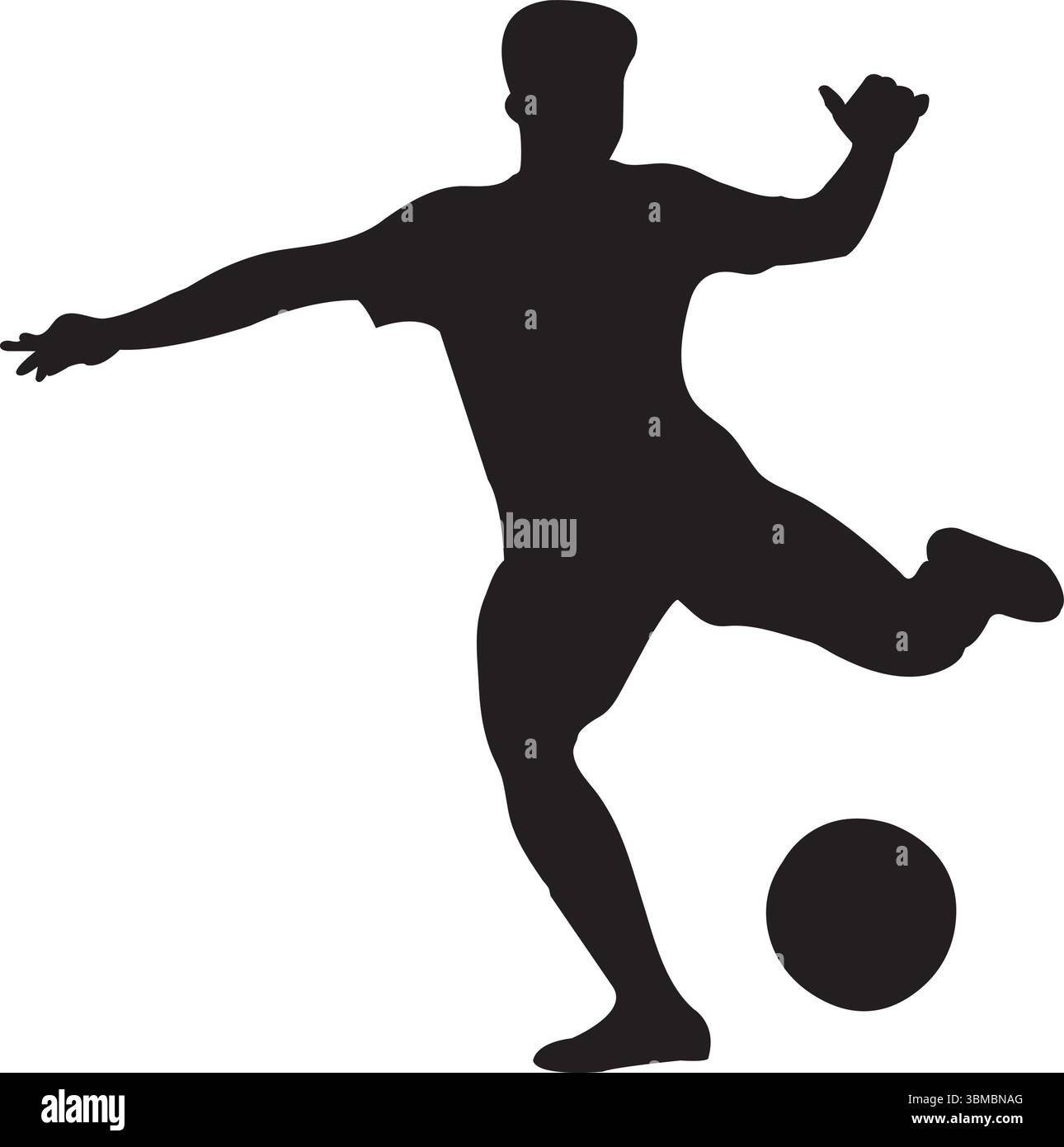 Soccer kick goal Black and White Stock Photos & Images - Alamy