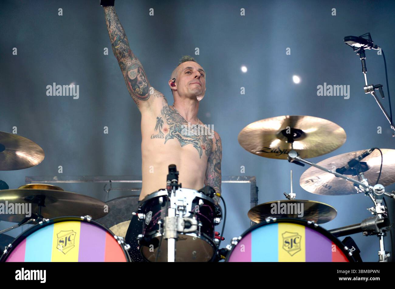 Electric Callboy live auf dem 27. Hurricane Festival 2025 am Eichenring. Scheeßel, 21.06.2025 ...